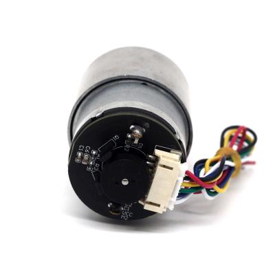 Cina Motore a marcia continua 12v 24v JGB37-520B 520 Dc Motore a marcia continua 12v con codificatore in vendita