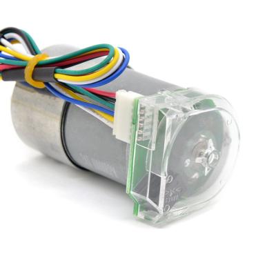 Cina Micro DC a bassa velocità piccolo motore 12V/24V JGB37-3530A optoelettronica Encoder Motore di decelerazione 24v Dc Motor Encoder in vendita