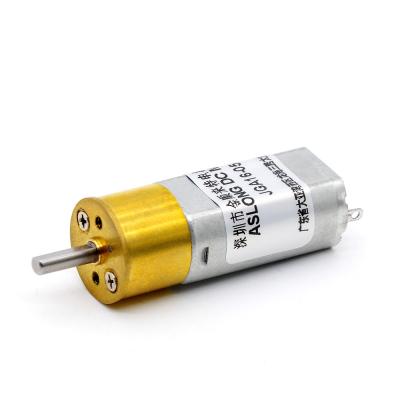 China Brush mini dc motor JGA16-050 permanent magnet brushed dc motor  low speed brush electric dc gear motor for sale