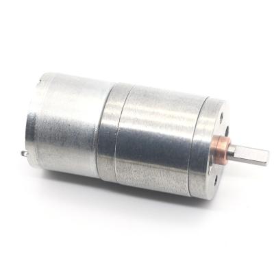 Κίνα Μηχανή Dc 6v 12v Dc Μηχανή Gear JGA25-310 Micro Dc Μηχανή Μικρή μηχανή βούρτσας 25mm προς πώληση