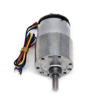 China 12v Dc Motor Encoder JGB37-520B 37mm Brush Motor 12v Volt Brushed Gear for sale