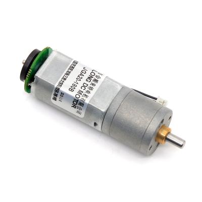 Cina Motore 12v Dc con codificatore JGA20-180B 12V 53RPM 1:150 Motore 12v Dc spazzole 4mm Albero Motore 12v Dc in vendita