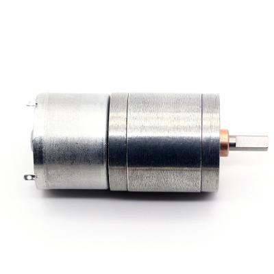 China DC Low Speed Gear Motor With Low Noise JGA25-310 6v Dc Motor 6V 19RPM 1:377 25mm Metal Gear 310 DC Brushed Motor for sale