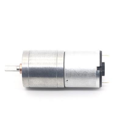 Cina Mini Micro Low Noise 12v JGA25-340 12V 77RPM 1:103 Con Metal Gear a bassa velocità Torque elevato in vendita