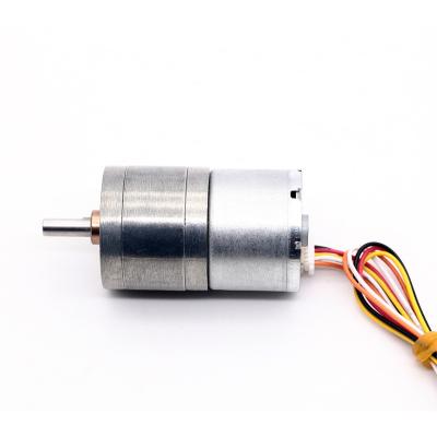 中国 Mini Motor JGA25-2418 12V 55RPM 1:78 Speed Control Small Motor 12v24v High Speed 販売のため