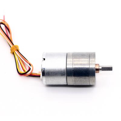 中国 Mini Motor JGA25-2418 12V 55RPM 1:78 Speed Control Small Motor 12v24v High Speed 販売のため