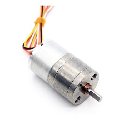 China 12V 9RPM Micro DC Gear Motors JGA25-2418 25mm BLDC Geared Motor for sale