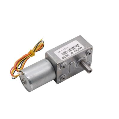 China 100rpm 12V 24V Worm BLDC Brushless DC Gear Motor With Encoder for sale