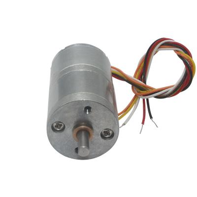 China 25mm BLDC Brushless DC Gear Motor 24V 2000RPM CCW CW Brake PMW Speed Control for sale