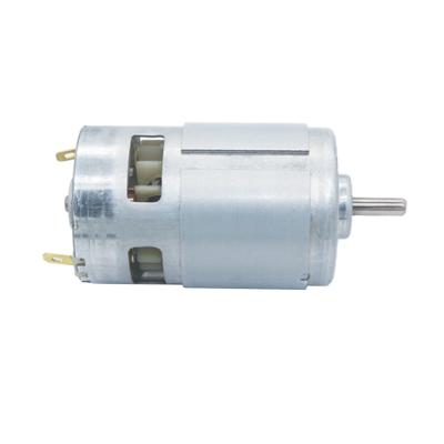 Cina una CC spazzolata con cuscinetto a sfera di 9000 giri/min. va in automobile il grande motore di CC di coppia di torsione 12v 775 in vendita