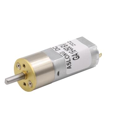 Cina ingranaggio spazzolato elettrico di CC del metallo di 16mm il micro va in automobile 12V 340RPM a bassa velocità in vendita