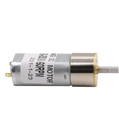 Cina ingranaggio spazzolato elettrico di CC del metallo di 16mm il micro va in automobile 12V 340RPM a bassa velocità in vendita