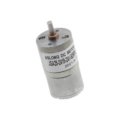 China JGA25 2418 High Torque Brushless DC Motors 12v 50 Rpm Gear Motor for sale