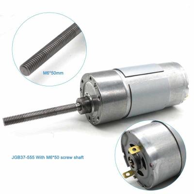 China Low Noise Micro DC Gear Motors 24V 6000RPM DC Motor With Dia 37mm Reductor for sale