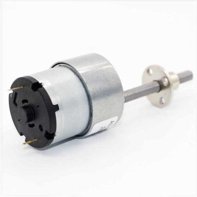China Dia 37mm Micro Metal Gear Motor M6*50 Screw Shaft With 6V 12V 24V DC Motor for sale
