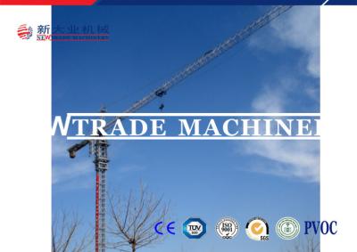 Cina Gru a torre a coperchio piatto della costruzione da 4 tonnellate con la serie avanzata delle parti Qtz50 5010 gru di vuotamento della cima in vendita
