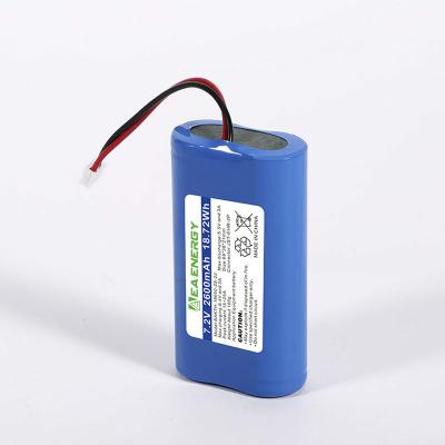China wieder aufladbare Li Ion Battery For Electronics Toys Beleuchtung 7.2V 2600mAh zu verkaufen