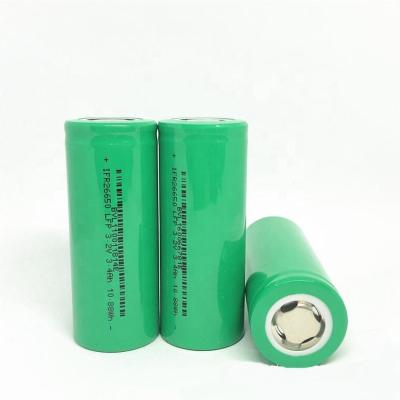 China 5000 Cycli 3.2V 3400mAh 9.2Wh Li Iron Battery 26650 LiFePO4-Cel Te koop
