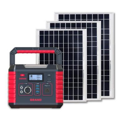 China 330Wh Portable Solar Panel 2000W Rechargeable Emergency Generator for sale