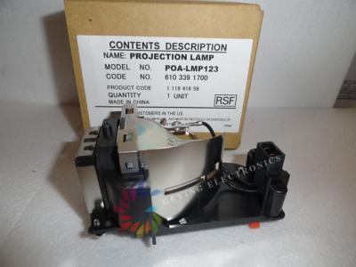 China POA-LMP123/6103391700 projector lamp for Sanyo PLC-XW60 PLC-XW60A for sale