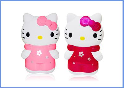 China Banco móvel portátil externo vermelho do poder de 3D Hello Kitty para o telefone móvel à venda