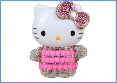 China o banco do poder de 12000mAh Hello Kitty com cristal de rocha de cristal veste o carregador alternativo à venda