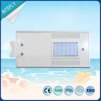 China 5 Years Warranty 18W All In One Integrated Solar LED Street Light with CE RoHs IP65 Certificates for sale