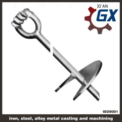 China Heavy Duty 11/4” x 66” with 10” Helix “Galvanized” Screw Anchor for sale