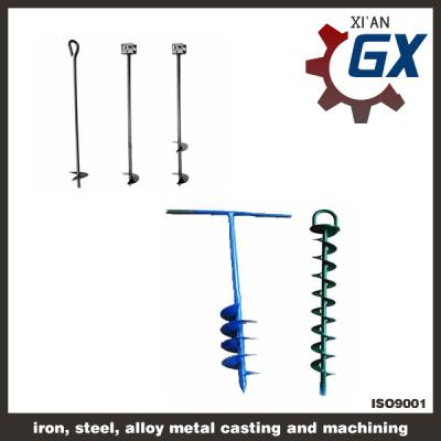 China Heavy Duty 11/4” x 66” with 10” Helix “Galvanized” Screw Anchor for sale
