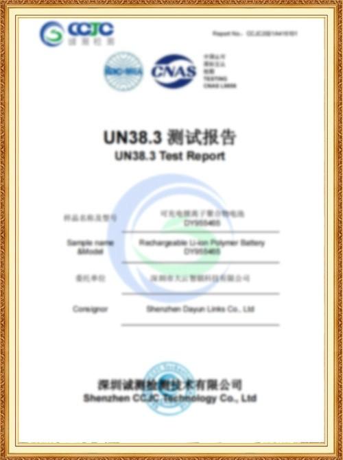 UN - Shenzhen Dayun Links Co., Ltd