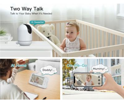 China Tuya 1080P Hd Wireless Baby Monitor PTZ Camera Wifi 2.4Ghz Wireless Two Way Audio for sale