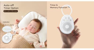 China Portable Audio Baby Monitor Wireless Sleep Aid White Noise Machine for sale