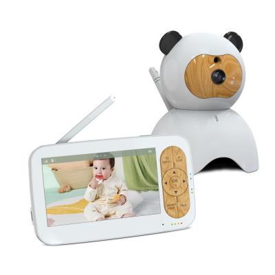 China Monitor de bebê inteligente de tela grande 5 polegadas Monitor eletrônico de bebê sem fio Detecção de choro à venda