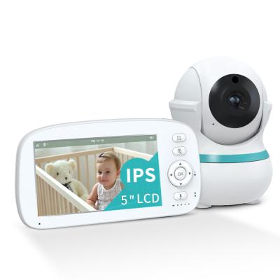 China 5 Inch 720P HD Baby Monitor with 5000mAh Battery and Night Vision for sale