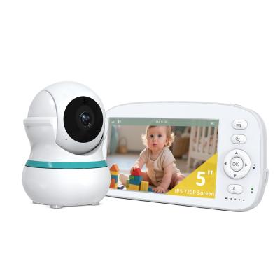 China 5 Inch HD Baby Monitor with 360° Camera and 5000mAh Battery for sale