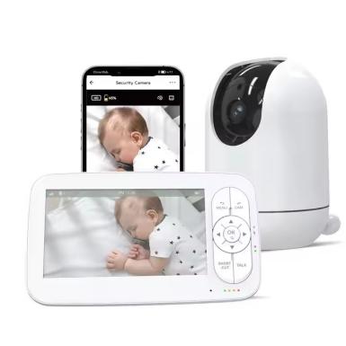 China Compact Size Baby Monitor with Mobile App for Real-Time Monitoring and 1-Year Warranty for sale