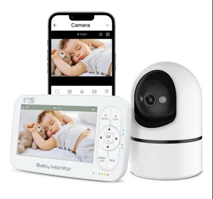Dayun BM5R59 Baby Monitor with App showing compact design