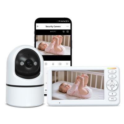 China 5000mAh Battery Cry Motion Baby Alarm Video Recording VOX Mode WiFi Baby Phone 2300ft Two-Way Talk Smartphone App Baby Monitor for sale