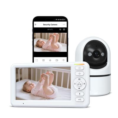 China 5000mAh Battery VOX Mode 33 Hours Sound Motion Alarm Video Recording Tuya Smart WiFi Video Baby Monitor with Camera and app for sale