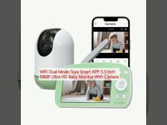 1080p baby monitor met camera 5 inch LCD baby monitor met wifi