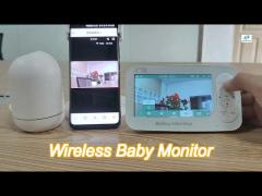 Automatic Alarm Video Baby Monitor Wifi 2.4Ghz 940Nm Led Light Motion Sensor