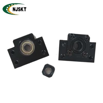 China Preloaded Ball Screw Support BK15 BF15 Ball Screw With End Supports for sale