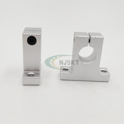 China Aluminum SK20 Linear Shaft Supports 20mm Slide Shaft Support for sale