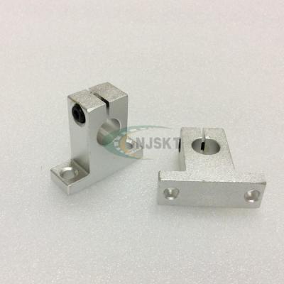 China Clear Anodize Linear Bearing Shaft Support SK30 Aluminum Alloy 30mm Diameter for sale