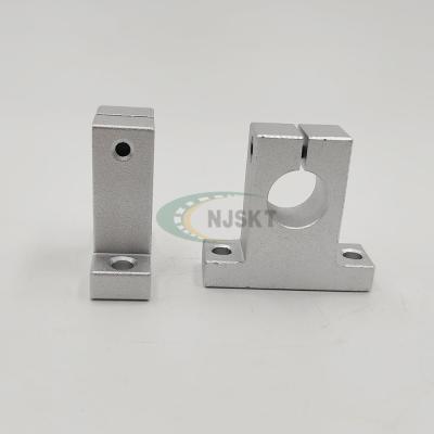 China SK60 Aluminum Linear Shaft Supports 60mm Diameter With Standard Thickness for sale
