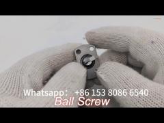 sfk00401 rotary ball screw 4mm diameter micro ball screw wear resistant