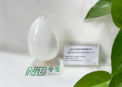 Cina Agente accelerante in polvere di Li2CO3 carbonato di litio 1.2 G/Cm3 Densità in vendita