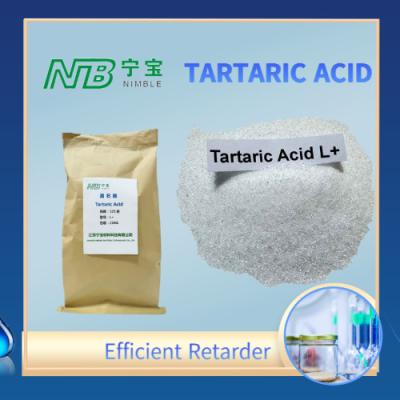 China Ácido tartárico em pó, agente retardante de concreto de alto desempenho à venda
