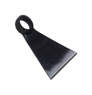 China 30010110 Oval Hole Eye Carbon Steel Forged Digging Garden Farming Delta Triangle Hoe for sale