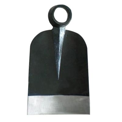 China 30010112 Round Hole Eye Carbon Steel cutting Forged Digging Spading Garden Farming Hoe for sale